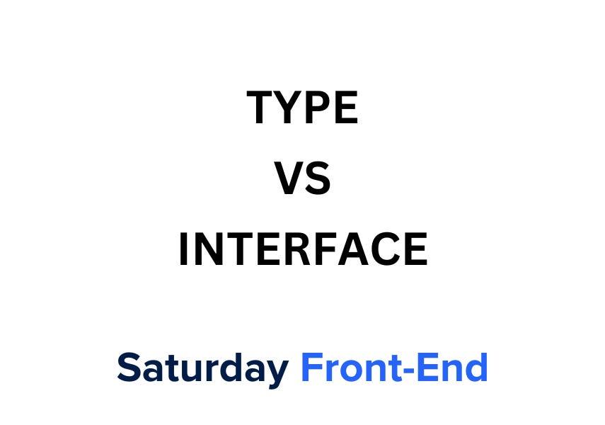 Jayant Dwivedi on LinkedIn: Type vs Interface: Which One Should You Use ... Jayant Dwivedi on LinkedIn: Type vs Interface: Which One Should You Use ...