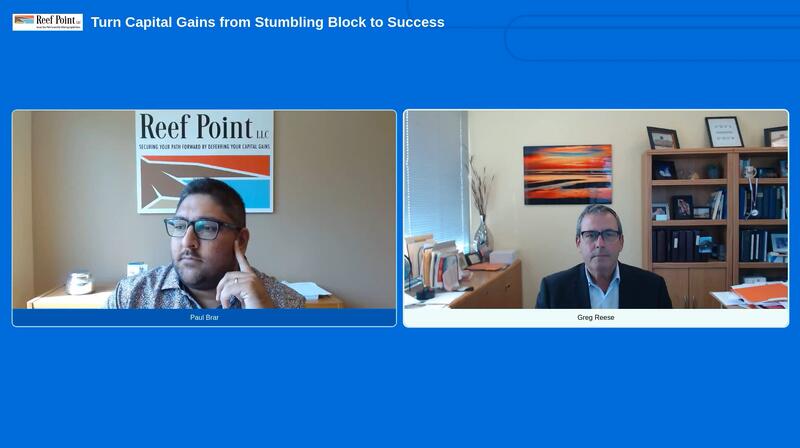 How to Turn Capital Gains Taxes into a Stepping Stone | Reef Point, LLC ... How to Turn Capital Gains Taxes into a Stepping Stone | Reef Point, LLC ...