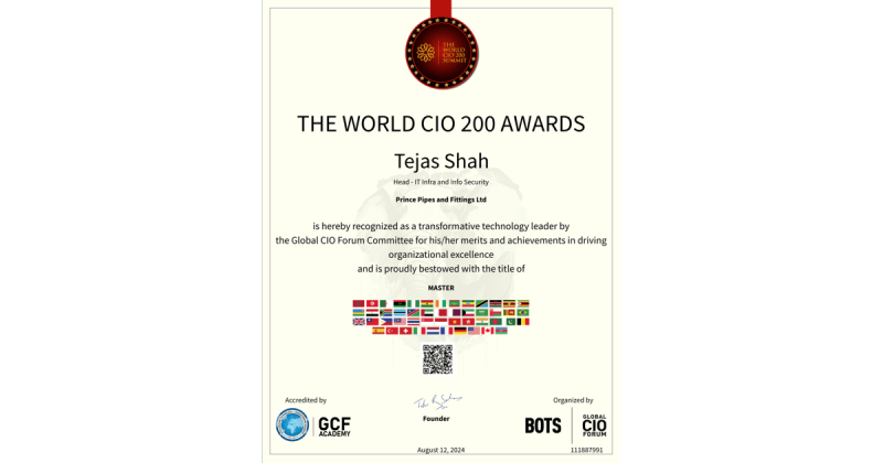 India - Mumbai • Tejas Shah • Global CIO Forum | Tejas Shah India - Mumbai • Tejas Shah • Global CIO Forum | Tejas Shah
