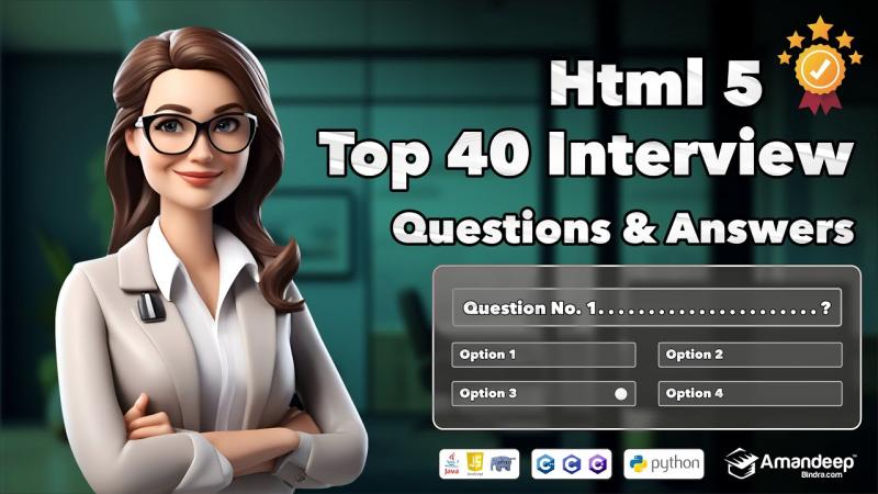 Amandeep Bindra on LinkedIn: Top 40 Html 5 Interview Questions ... Amandeep Bindra on LinkedIn: Top 40 Html 5 Interview Questions ...