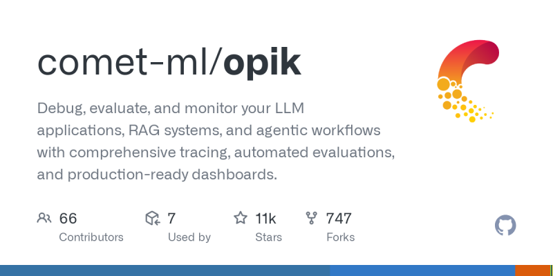 Ulan Sametov on LinkedIn: GitHub - comet-ml/opik: Open-source end-to ... Ulan Sametov on LinkedIn: GitHub - comet-ml/opik: Open-source end-to ...