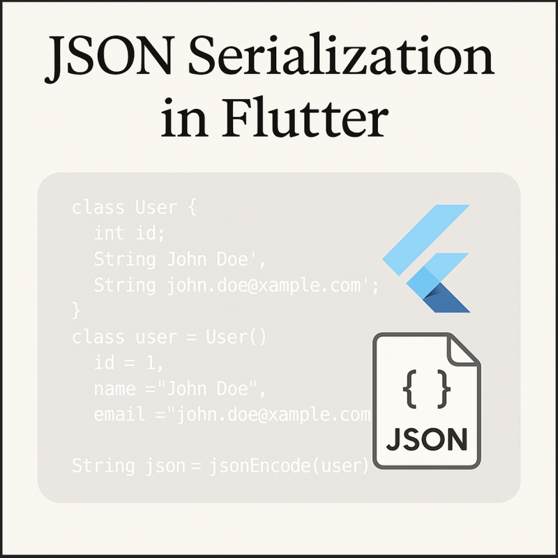 Understanding JSON Serialization in Flutter | schoolforcoders Understanding JSON Serialization in Flutter | schoolforcoders