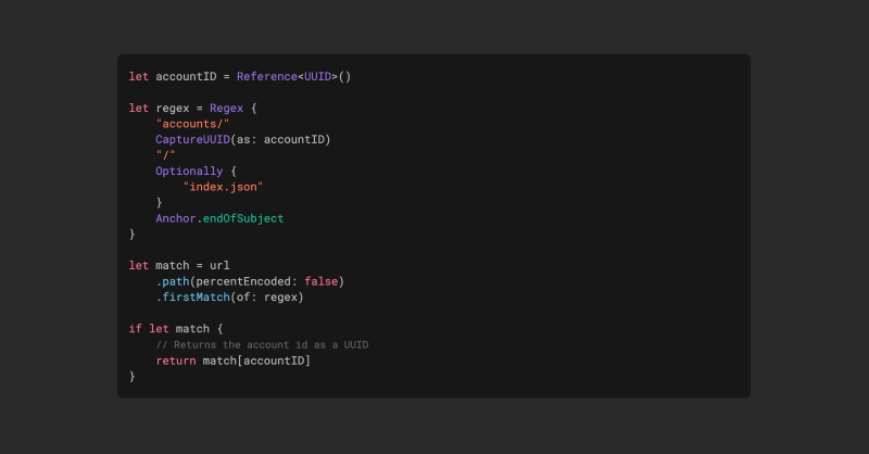 Matthaus Woolard on LinkedIn: Capture UUID values with regex in Swift Matthaus Woolard on LinkedIn: Capture UUID values with regex in Swift