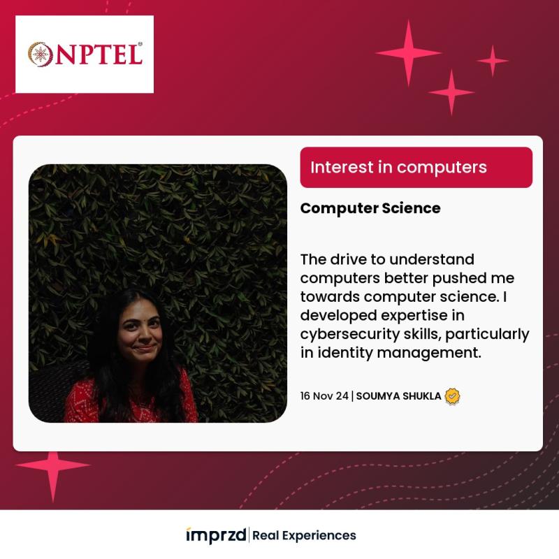 Soumya Shukla on LinkedIn: NPTEL Soumya Shukla on LinkedIn: NPTEL