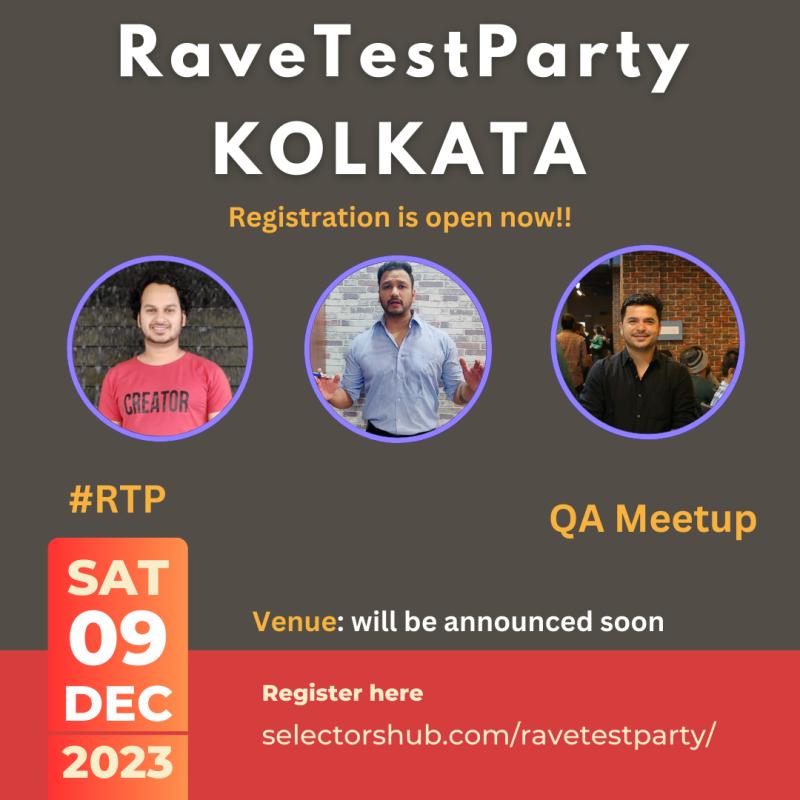 Sanjay Kumar on LinkedIn: RaveTestParty QA Meetups Sanjay Kumar on LinkedIn: RaveTestParty QA Meetups