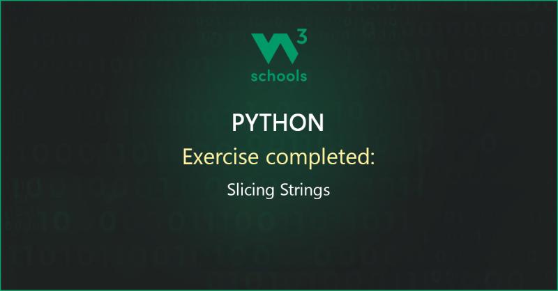 Uzma Siddiqa on LinkedIn: Completed Exercise: Python Slicing Strings Uzma Siddiqa on LinkedIn: Completed Exercise: Python Slicing Strings