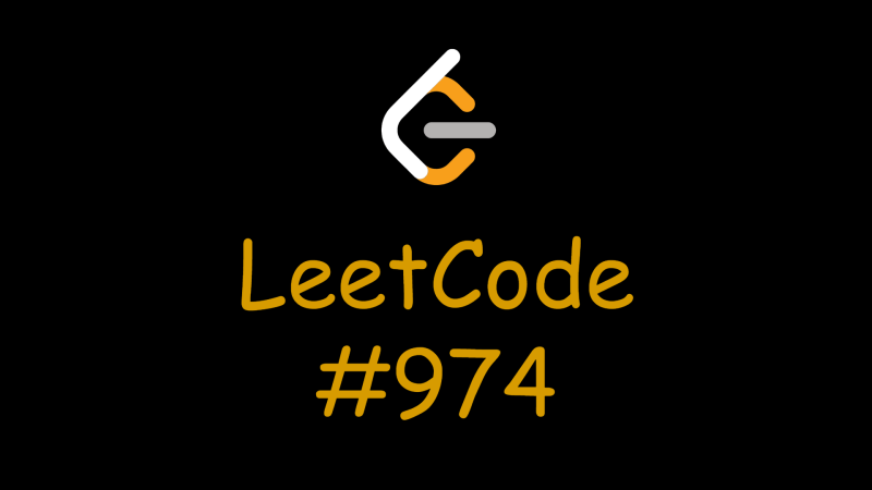 974. Subarray Sums Divisible by K - LeetCode Fastest Solution | Code Recipe 974. Subarray Sums Divisible by K - LeetCode Fastest Solution | Code Recipe