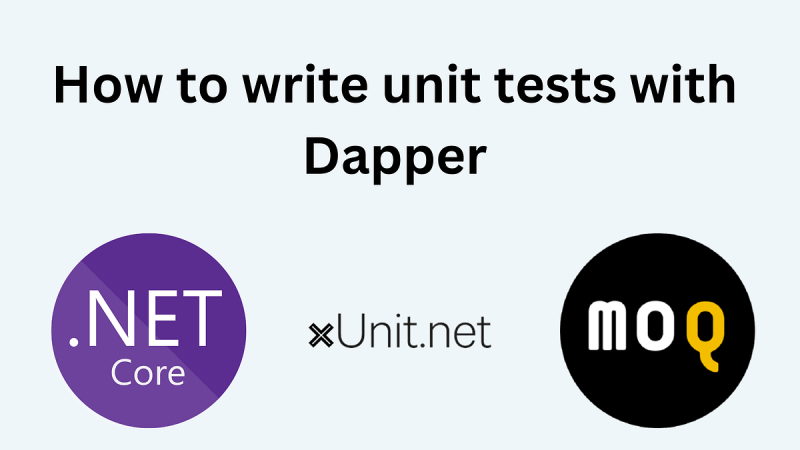 Vedran B. on LinkedIn: How to write unit tests with Dapper Vedran B. on LinkedIn: How to write unit tests with Dapper