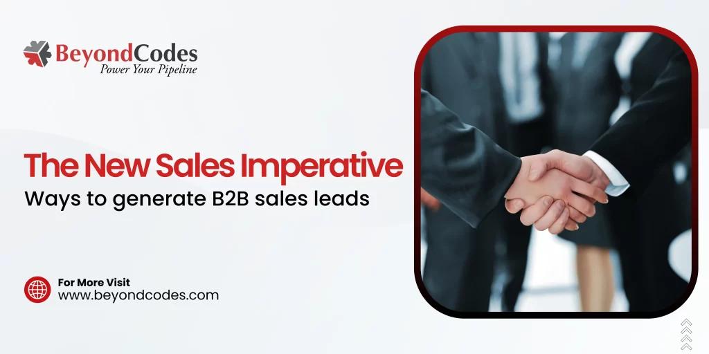 Beyond Codes Inc. on LinkedIn: The New Sales Imperative: Ways To ... Beyond Codes Inc. on LinkedIn: The New Sales Imperative: Ways To ...