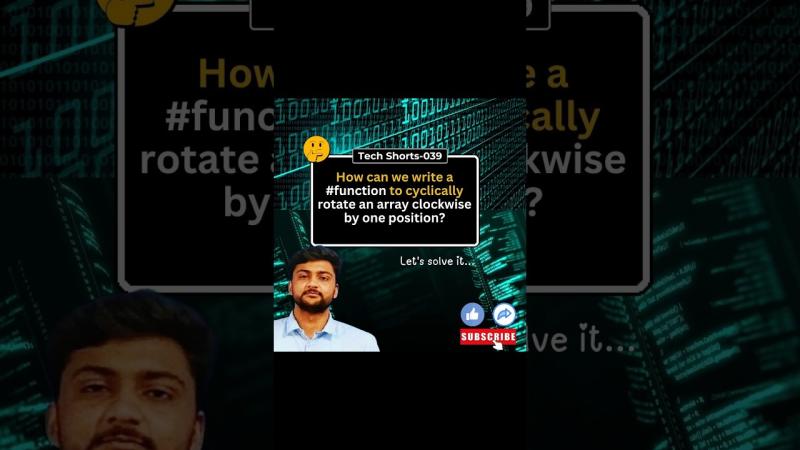 Navneet Singh Rajput on LinkedIn: Rotate an Array Clockwise by One ... Navneet Singh Rajput on LinkedIn: Rotate an Array Clockwise by One ...