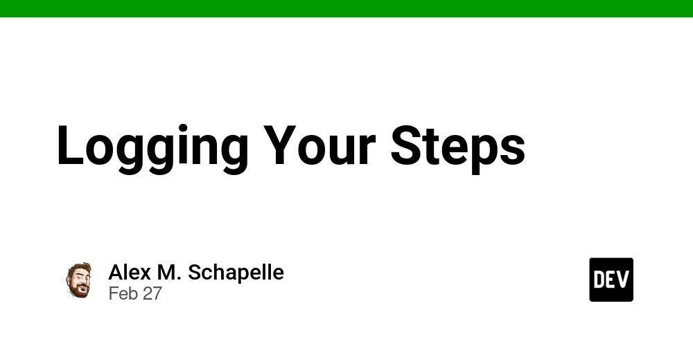 Logging Your Steps | Roman Belshevitz Logging Your Steps | Roman Belshevitz
