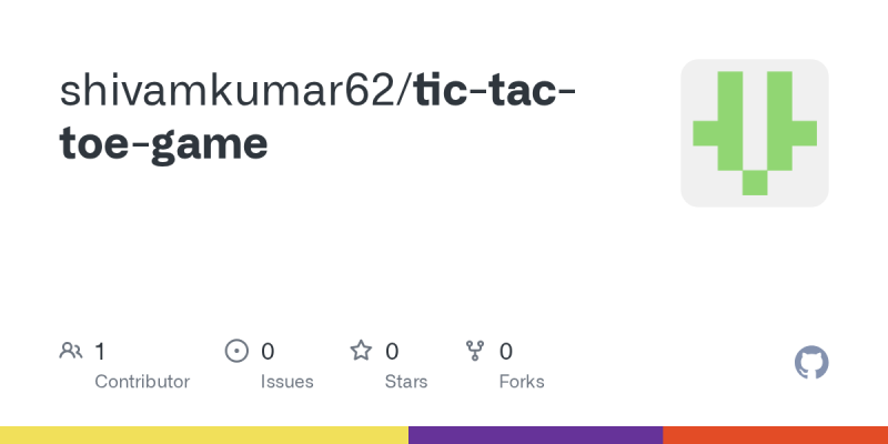 shivam kumar on LinkedIn: GitHub - shivamkumar62/tic-tac-toe-game shivam kumar on LinkedIn: GitHub - shivamkumar62/tic-tac-toe-game