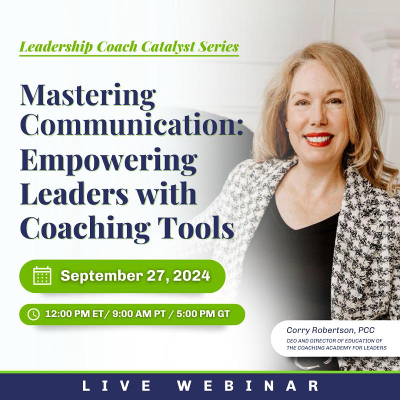 Corry Robertson PCC on LinkedIn: Mastering Communication Webinar with ... Corry Robertson PCC on LinkedIn: Mastering Communication Webinar with ...