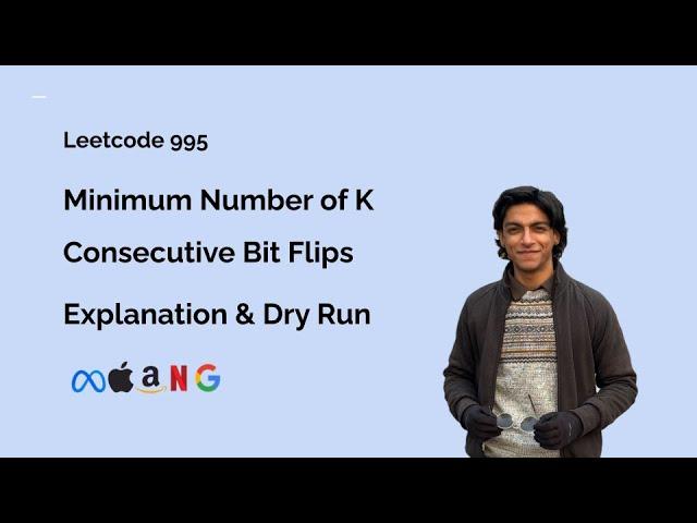 Arindam Keswani on LinkedIn: Minimum Number of K Consecutive Bit Flips ... Arindam Keswani on LinkedIn: Minimum Number of K Consecutive Bit Flips ...