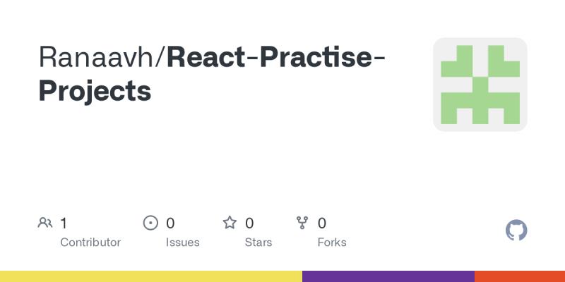 Rana VH on LinkedIn: GitHub - Ranaavh/React-Practise-Projects Rana VH on LinkedIn: GitHub - Ranaavh/React-Practise-Projects
