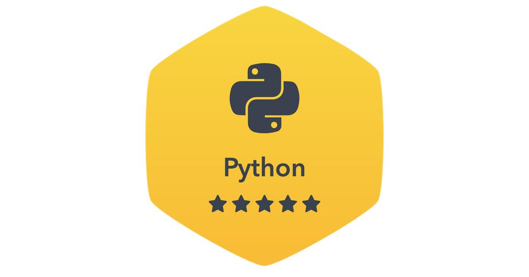 Just earned the Gold Badge for Python on HackerRank! | Sreevidhya Chitteti Just earned the Gold Badge for Python on HackerRank! | Sreevidhya Chitteti