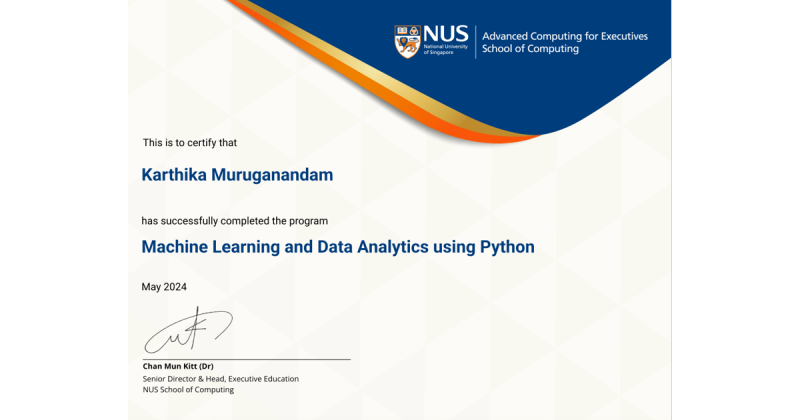 Karthika M on LinkedIn: Machine Learning and Data Analytics using ... Karthika M on LinkedIn: Machine Learning and Data Analytics using ...