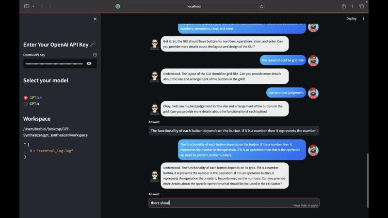 Saeed Shamshiri on LinkedIn: GPT-Synthesizer v0.0.4 demo: showcasing ... Saeed Shamshiri on LinkedIn: GPT-Synthesizer v0.0.4 demo: showcasing ...