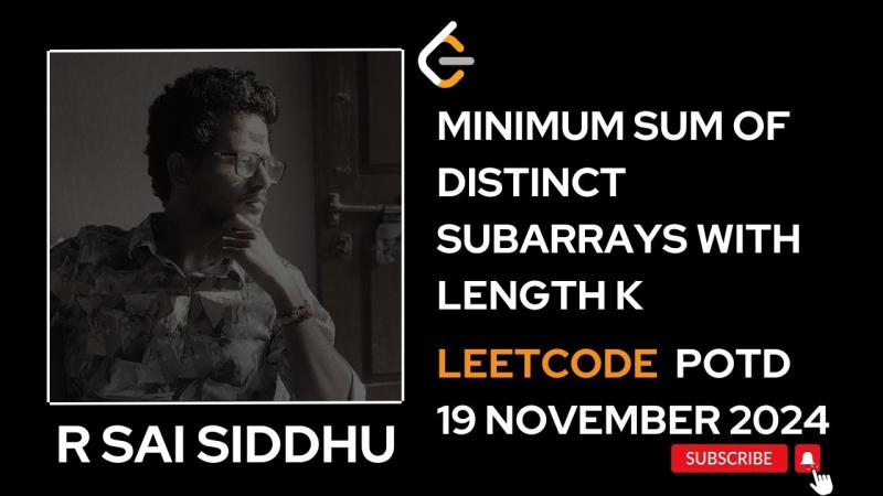 Sai Siddhu Ragipani on LinkedIn: LEETCODE POTD LEETCODE 2461 MAXIMUM ... Sai Siddhu Ragipani on LinkedIn: LEETCODE POTD LEETCODE 2461 MAXIMUM ...
