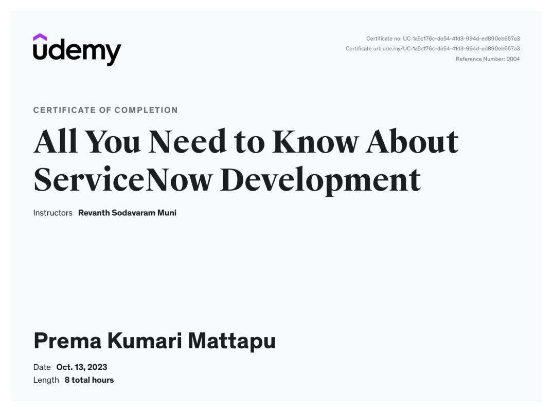 PREMA KUMARI MATTAPU on LinkedIn: Udemy Course Completion Certificate PREMA KUMARI MATTAPU on LinkedIn: Udemy Course Completion Certificate