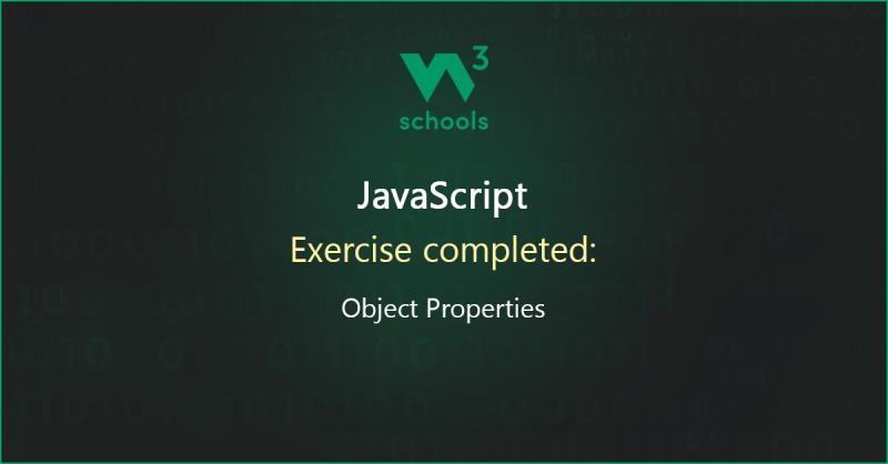 Completed Exercise: JavaScript Object Properties | Amir Reza Lotfirad Completed Exercise: JavaScript Object Properties | Amir Reza Lotfirad