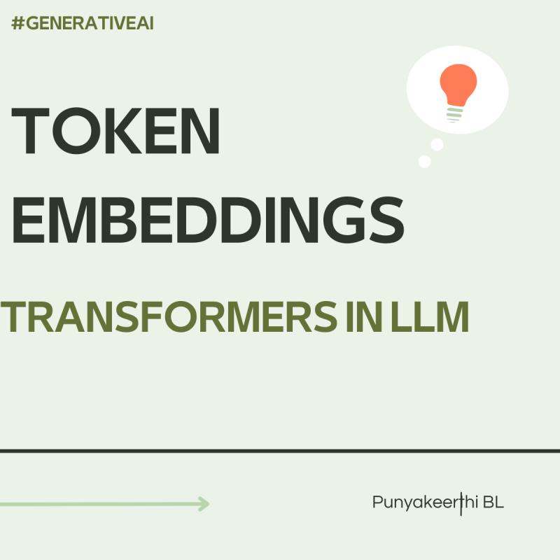 Token Embeddings | Punyakeerthi BL Token Embeddings | Punyakeerthi BL