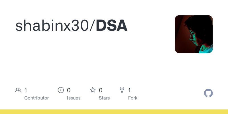 Shabeen Sharih on LinkedIn: GitHub - shabinx30/DSA | 11 comments Shabeen Sharih on LinkedIn: GitHub - shabinx30/DSA | 11 comments
