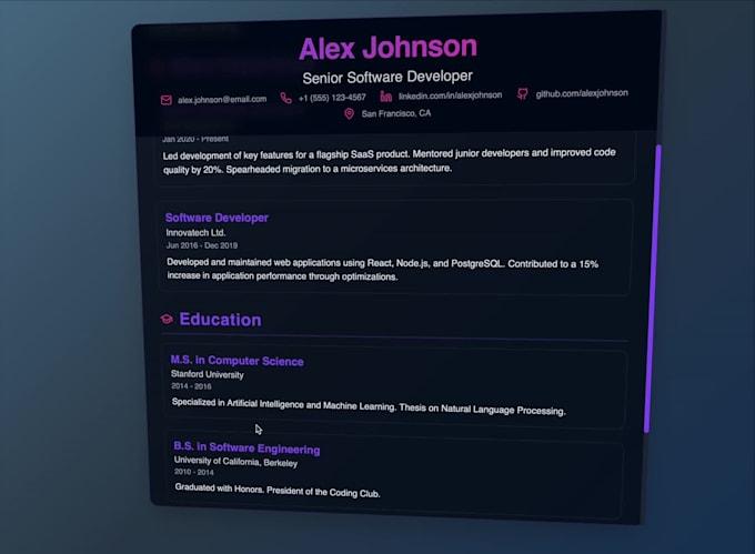 Ashinth: I will build a resume website with custom domain and hosting ... Ashinth: I will build a resume website with custom domain and hosting ...