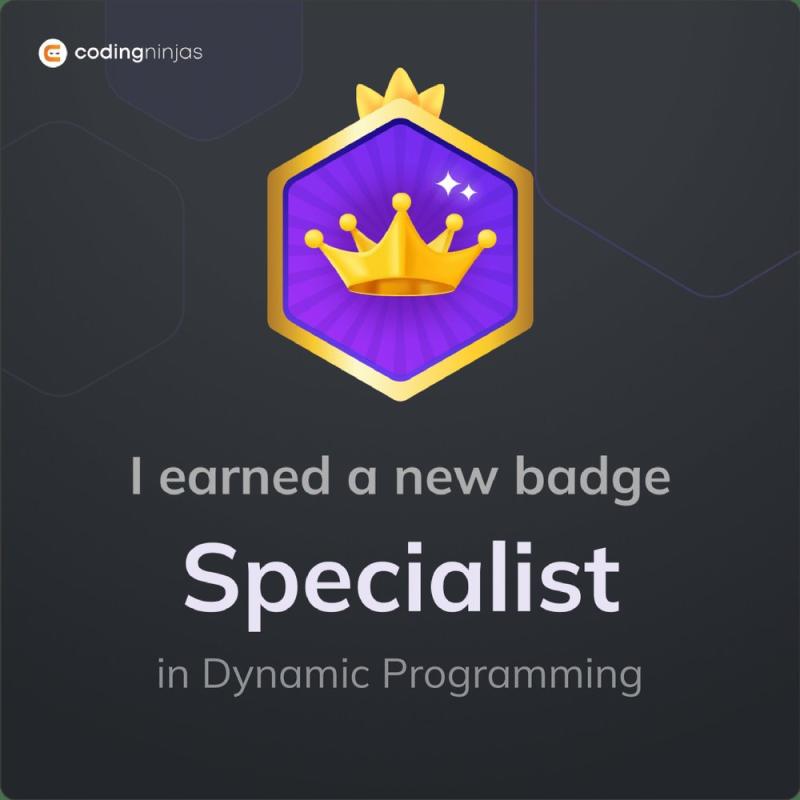 🏆 SkillBadge Unlocked! | Coding Ninjas Studio | Rakshith V 🏆 SkillBadge Unlocked! | Coding Ninjas Studio | Rakshith V