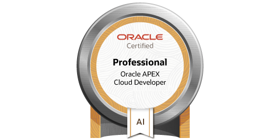 Thrilled to share that I’ve earned the Oracle APEX Cloud Developer ... Thrilled to share that I’ve earned the Oracle APEX Cloud Developer ...