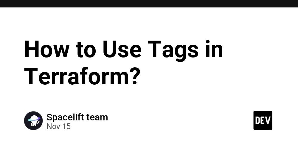 Darryl R. on LinkedIn: How to Use Tags in Terraform? Darryl R. on LinkedIn: How to Use Tags in Terraform?