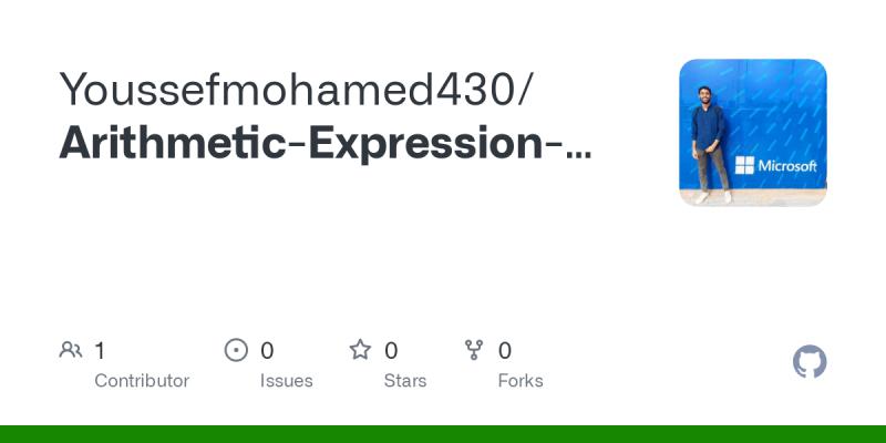 Youssef mohamed on LinkedIn: GitHub - Youssefmohamed430/Arithmetic ... Youssef mohamed on LinkedIn: GitHub - Youssefmohamed430/Arithmetic ...