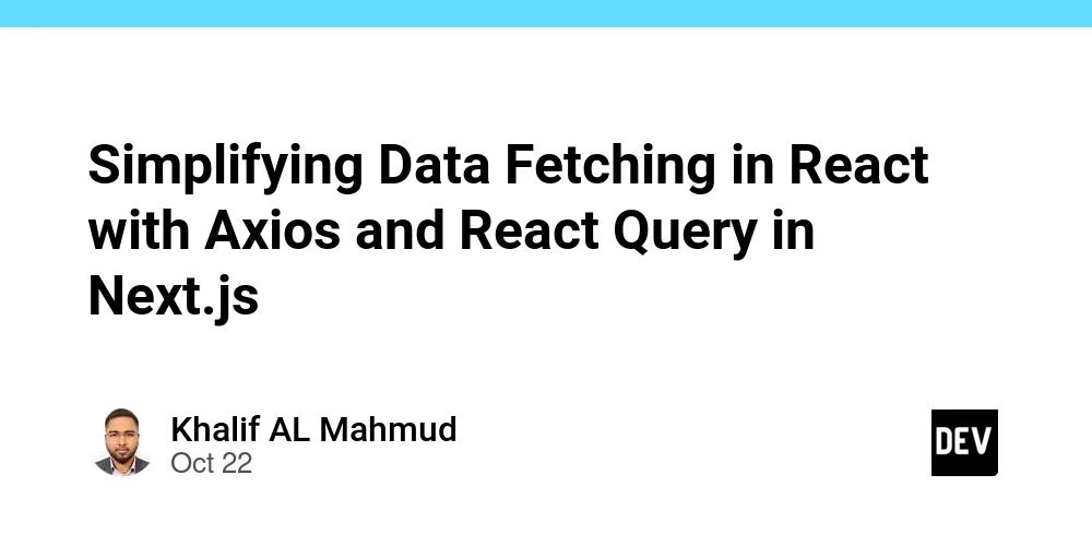 Khalif AL Mahmud on LinkedIn: Simplifying Data Fetching in React with ... Khalif AL Mahmud on LinkedIn: Simplifying Data Fetching in React with ...