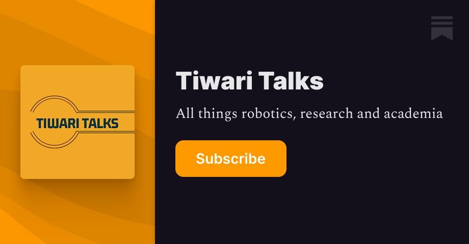 Kshitij Tiwari, Ph.D. on LinkedIn: Tiwari Talks | Kshitij Tiwari | Substack Kshitij Tiwari, Ph.D. on LinkedIn: Tiwari Talks | Kshitij Tiwari | Substack