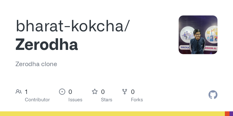 GitHub - bharat-kokcha/Zerodha: Zerodha clone | BHARAT KOKCHA GitHub - bharat-kokcha/Zerodha: Zerodha clone | BHARAT KOKCHA