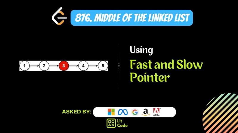 LitCode on LinkedIn: HOW TO FIND Middle of the Linked List - Leetcode 876 LitCode on LinkedIn: HOW TO FIND Middle of the Linked List - Leetcode 876