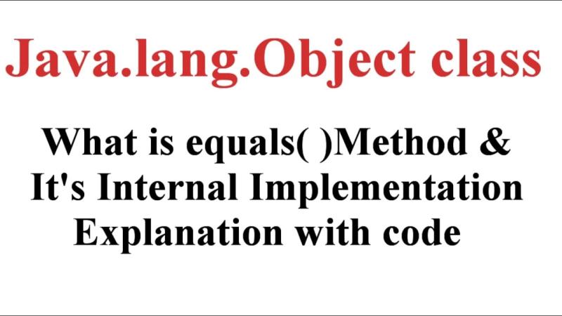 Amit Kumar Jha on LinkedIn: Java.lang package Object class equals ... Amit Kumar Jha on LinkedIn: Java.lang package Object class equals ...