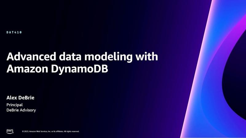 Alex DeBrie on LinkedIn: AWS re:Invent 2023 - Advanced data modeling ... Alex DeBrie on LinkedIn: AWS re:Invent 2023 - Advanced data modeling ...