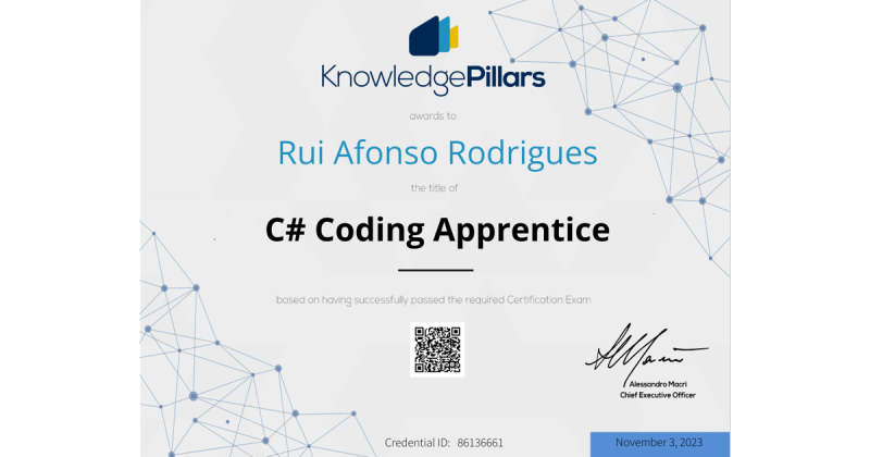 Rui Afonso Rodrigues on LinkedIn: C# Coding Apprentice • Rui Afonso ... Rui Afonso Rodrigues on LinkedIn: C# Coding Apprentice • Rui Afonso ...