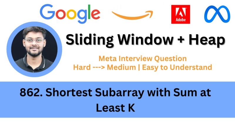 Code Harmony on LinkedIn: LeetCode 862 Shortest Subarray with Sum at ... Code Harmony on LinkedIn: LeetCode 862 Shortest Subarray with Sum at ...
