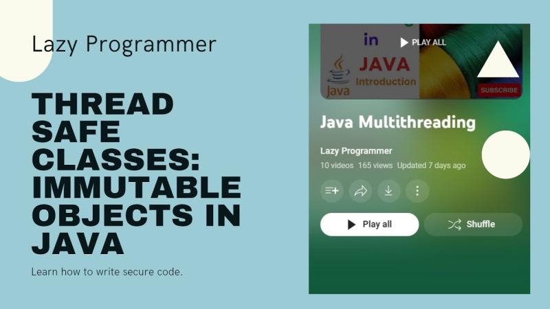 Amandeep Singh 🇮🇳 on LinkedIn: Design Thread-Safe Classes: Immutable ... Amandeep Singh 🇮🇳 on LinkedIn: Design Thread-Safe Classes: Immutable ...