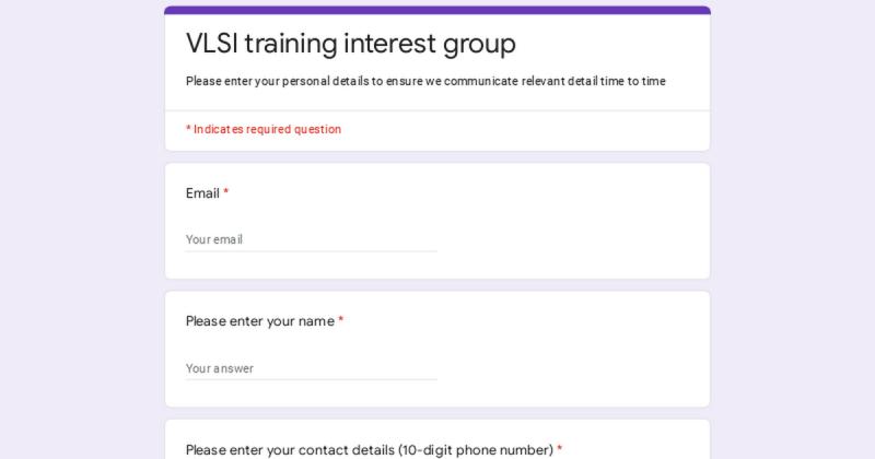 VINAY KUMAR REDDY KARNATI on LinkedIn: VLSI training interest group VINAY KUMAR REDDY KARNATI on LinkedIn: VLSI training interest group