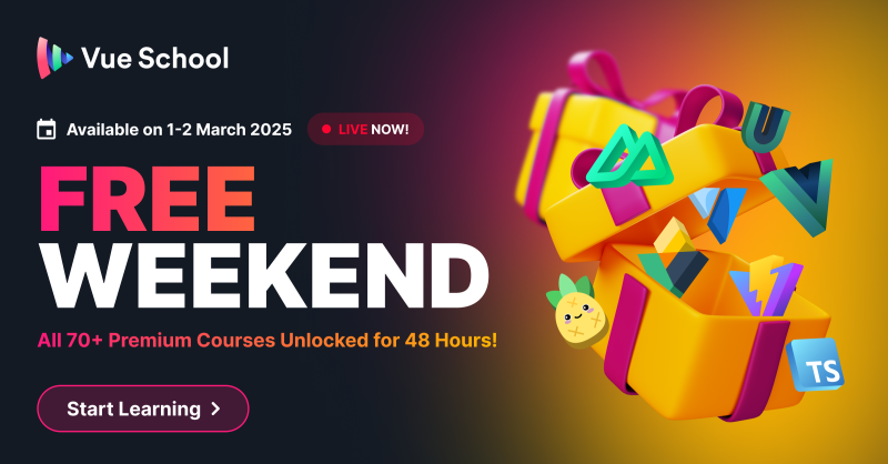 Md. Bazlur Rahman Likhon on LinkedIn: Vue School Free Weekend: 48 Hours ... Md. Bazlur Rahman Likhon on LinkedIn: Vue School Free Weekend: 48 Hours ...