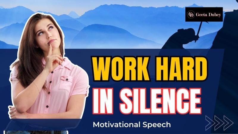 Geeta Dubey on LinkedIn: Work Hard in Silence - Surprise them with your ... Geeta Dubey on LinkedIn: Work Hard in Silence - Surprise them with your ...