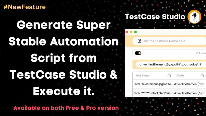 TestCase Studio on LinkedIn: #NewFeature: Generate Stable Automation ... TestCase Studio on LinkedIn: #NewFeature: Generate Stable Automation ...