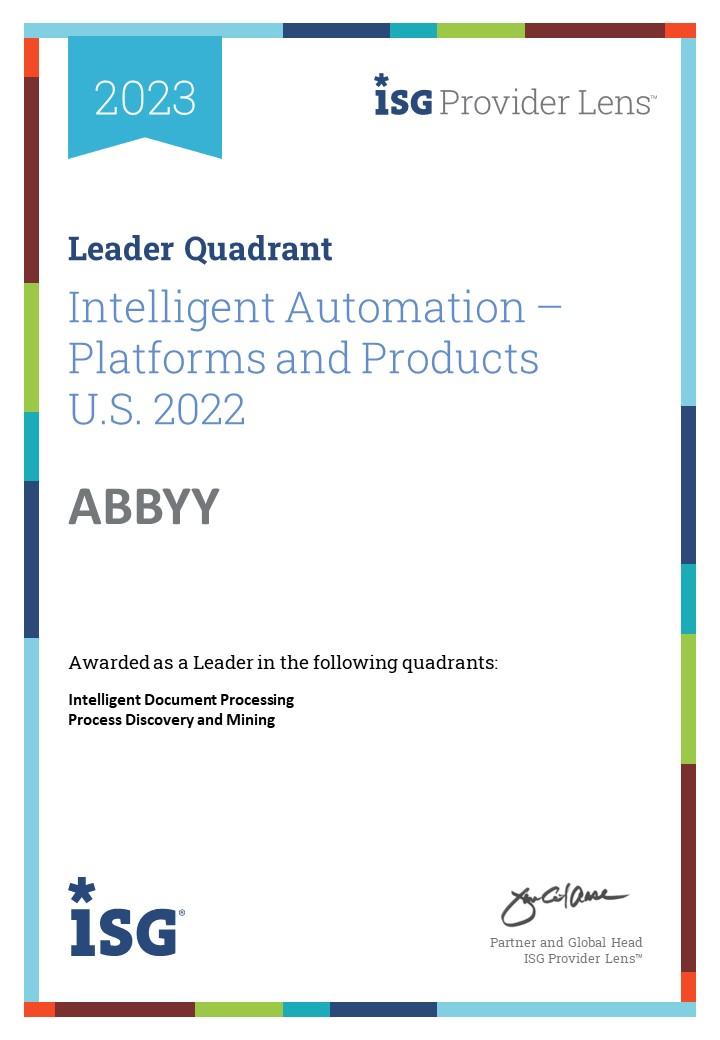 Scott Opitz on LinkedIn: ABBYY has been named a leader in Intelligent ... Scott Opitz on LinkedIn: ABBYY has been named a leader in Intelligent ...