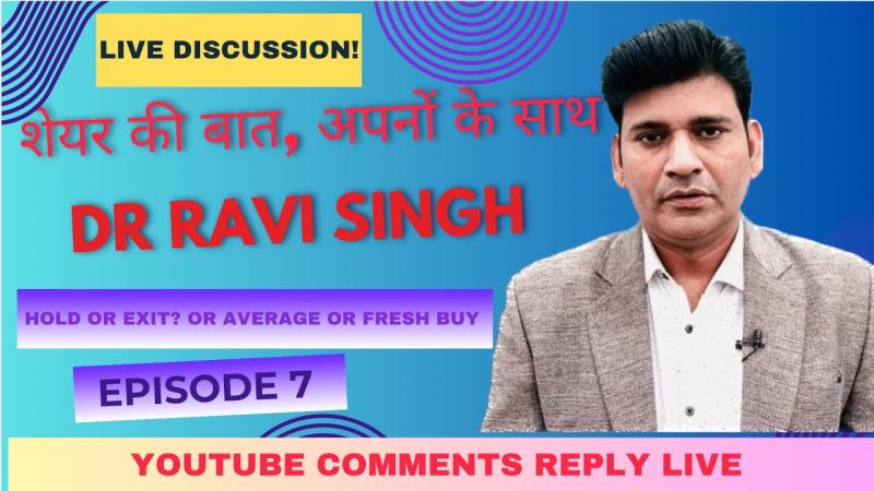 Dr. Ravi Singh on LinkedIn: YOUR STOCKS YOUTUBE COMMENT REPLY DR RAVI ... Dr. Ravi Singh on LinkedIn: YOUR STOCKS YOUTUBE COMMENT REPLY DR RAVI ...