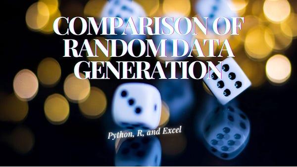 Pasindu Dissanayake on LinkedIn: Random Data Generation in Python, R ... Pasindu Dissanayake on LinkedIn: Random Data Generation in Python, R ...