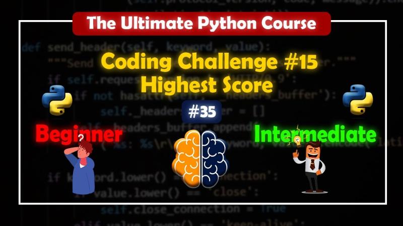 Dr. Massoud Massoudi on LinkedIn: Coding Challenge #15 | Highest Score ... Dr. Massoud Massoudi on LinkedIn: Coding Challenge #15 | Highest Score ...