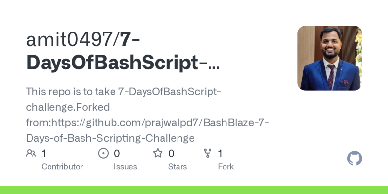 Accepted the Bash Blaze challenge | Amit Tiwari posted on the topic ... Accepted the Bash Blaze challenge | Amit Tiwari posted on the topic ...